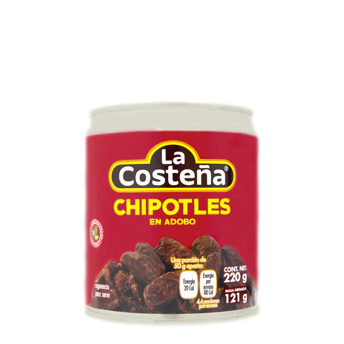 Chipotles Adobados 220g 220 g La Costeña | Chiles | CM Abastos