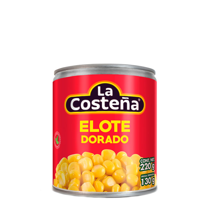 Elote Dorado Entero 220g. 220g. La Costeña | Conservas | CM Abastos