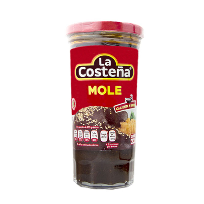 Mole Vaso Rojo 235g 235 g La Costeña | Moles | CM Abastos